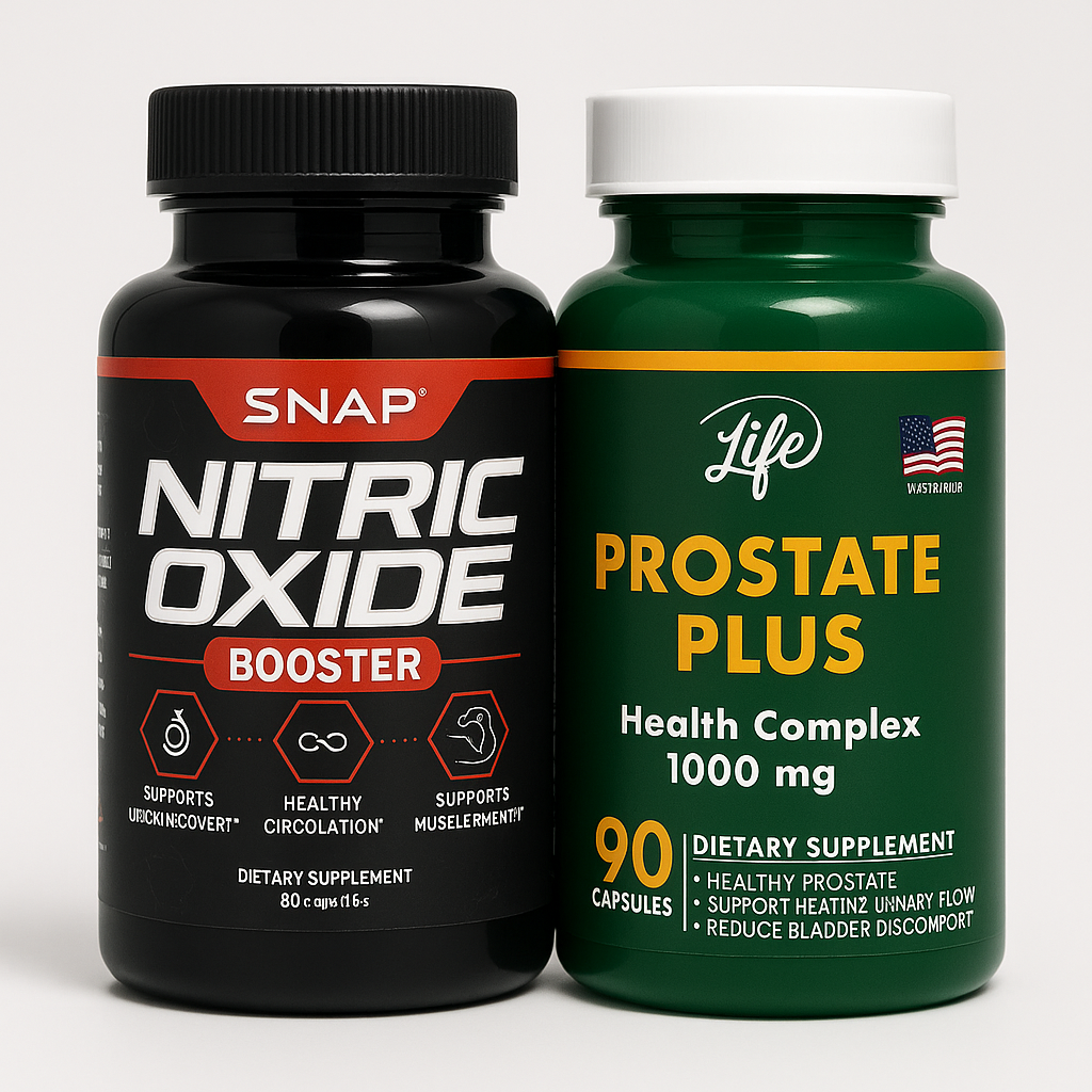 COMBO VITALIDAD Prostate Plus + Nitric Oxide – Ecuador H2🇪🇨